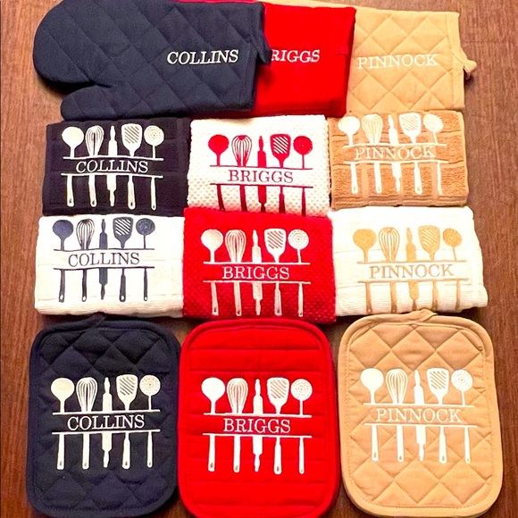 Kitchen | Personalized Embroidered Kitchen Wear | Poshmark
